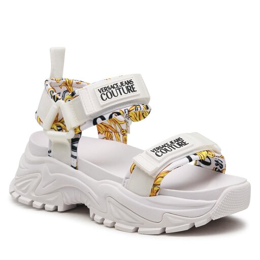 Sandalen Versace Jeans Couture 74VA3SVD Weiß | eschuhe.de
