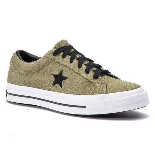 Πάνινα παπούτσια Converse One Star Ox 163249C Πράσινο | epapoutsia.gr