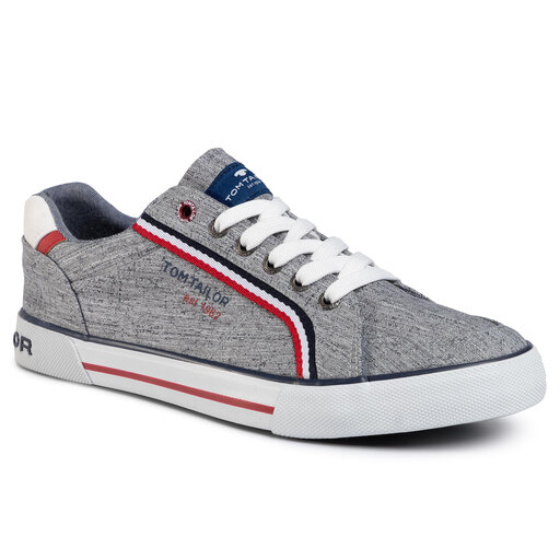 Sneakers aus Stoff Tom Tailor 808081000 Grau | eschuhe.de