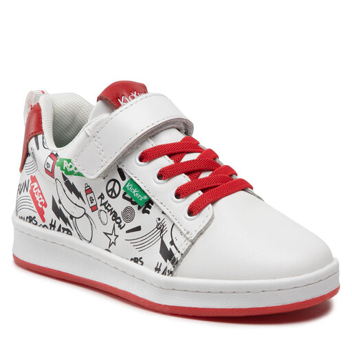 Sneakersy Kickers Biskaros 895910-30 S Biały | eobuwie.com.pl