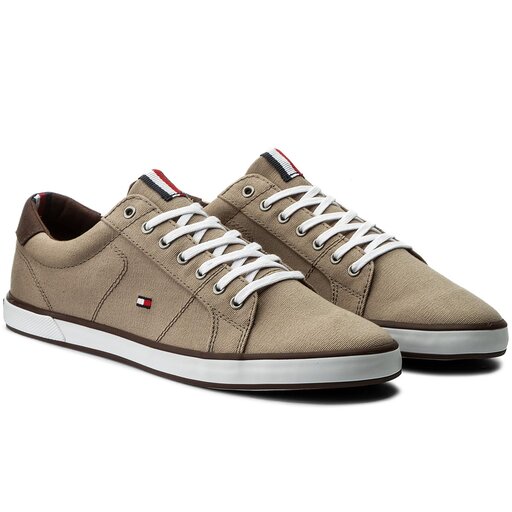 Sneakers aus Stoff Tommy Hilfiger Iconic Long Lace Sneaker FM0FM01536 Braun eschuhe