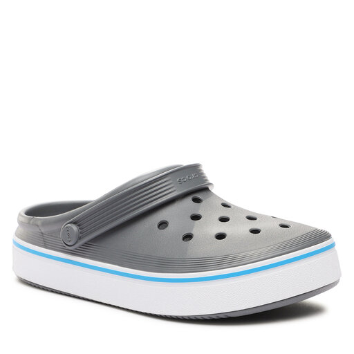 Şlapi Crocs Crocs Crocband Clean Clog 208371 Charcoal 025 | epantofi.ro