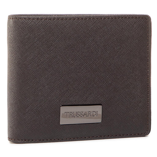 Velká pánská peněženka Trussardi Wallet Credit Card 71W00137 Hnědá ...