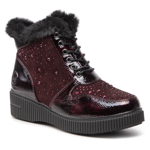 Botine Rieker 93312-35 Vișiniu | epantofi.ro