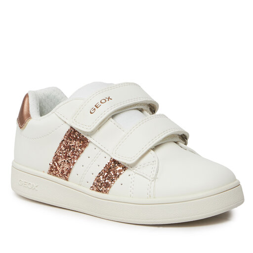 Zapatillas Geox J Eclyper Girl J45LRA 000BC C1ZH8 S White/Rose Gold | zapatos.es