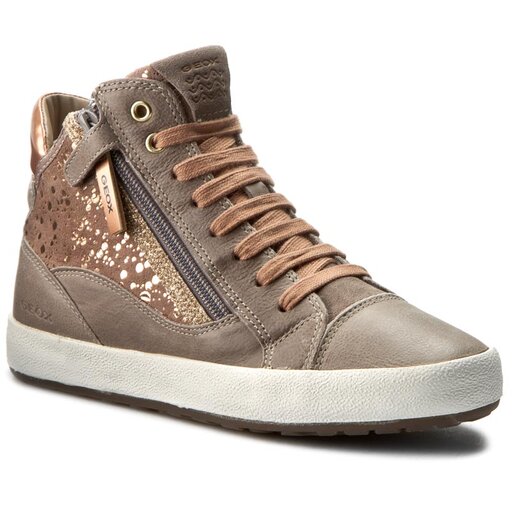 Sneakersy Geox J Witty B J64C8B 0FFJS C5005 D Brązowy | eobuwie.com.pl