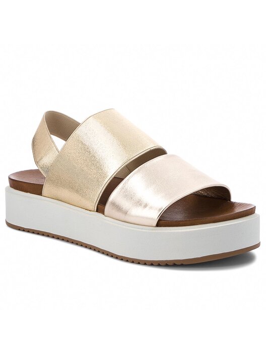 Sandały Inuovo 8739 Złoty | eobuwie.com.pl