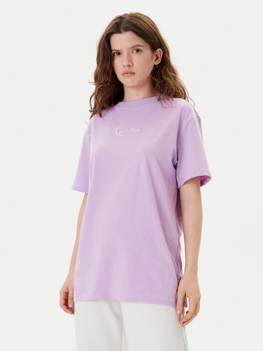 Karl Kani T-Shirt Cherry Print PD00005461 Violett Oversize | eschuhe.de