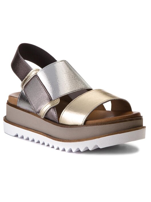 Sandały Inuovo 8928 Srebrny | eobuwie.com.pl