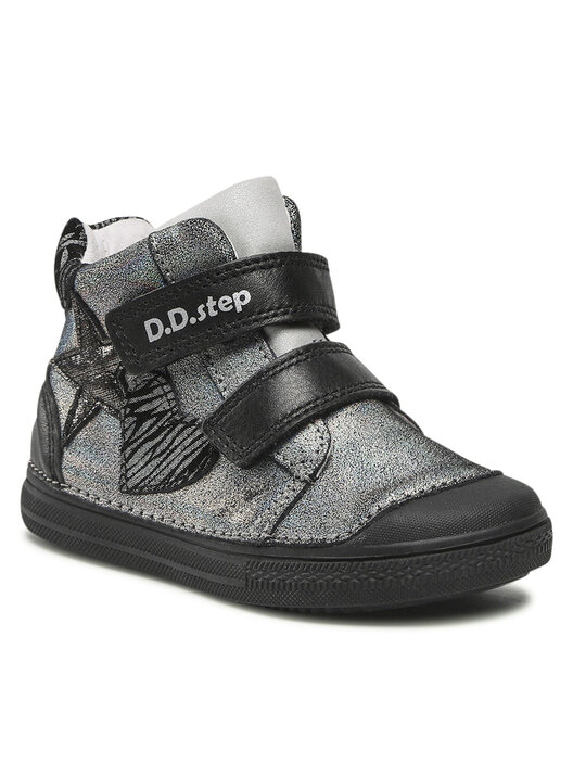 Kotníková obuv DD Step A049-769M Stříbrná | eobuv.cz