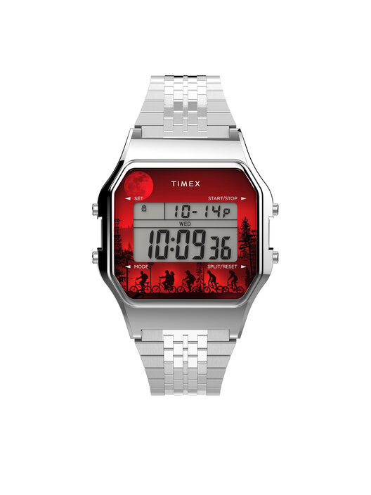 Uhr Timex Stranger Things Timex 80 TW2V50900 Silberfarben | eschuhe.de