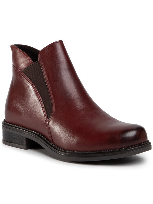 Botki Lasocki ARC-TULIA-07 Bordowy | eobuwie.com.pl