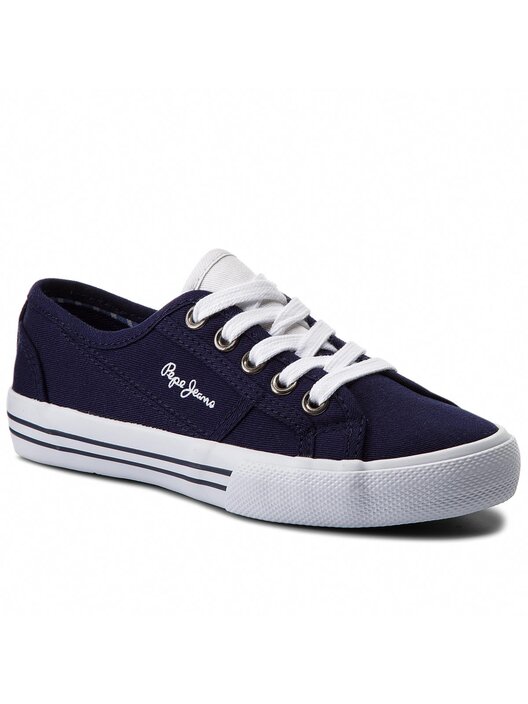 Гуменки Pepe Jeans Baker Basic Girls PBS30334 Тъмносин | obuvki.bg