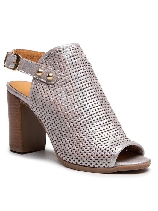 Sandały Badura B4034-69 Srebrny | eobuwie.com.pl