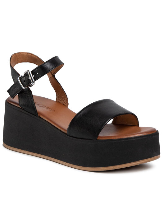 Sandały Inuovo 602001 Czarny | eobuwie.com.pl