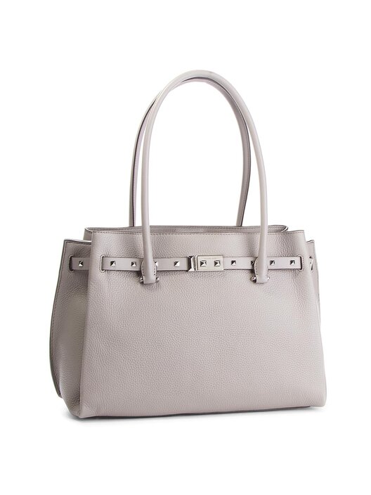 Handtasche MICHAEL Michael Kors Addison 30F8SADT3L Grau | eschuhe.de