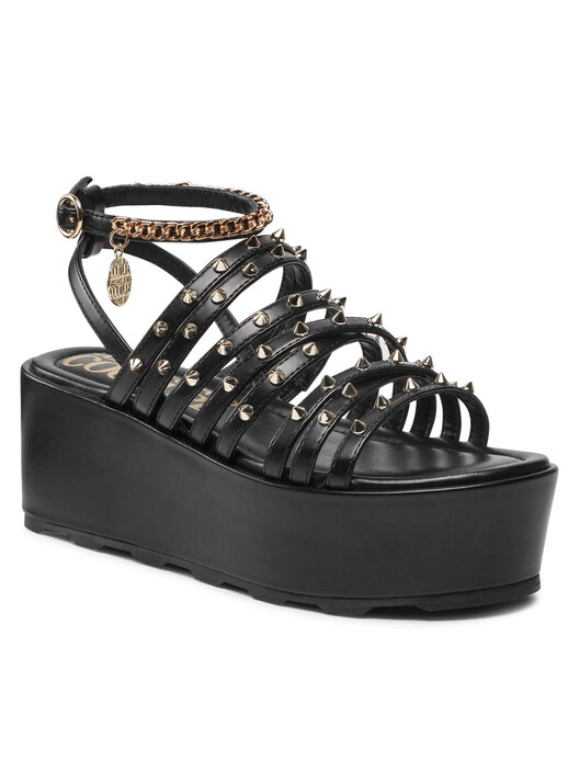 Sandalen Versace Jeans Couture 72VA3S08 Schwarz | eschuhe.de