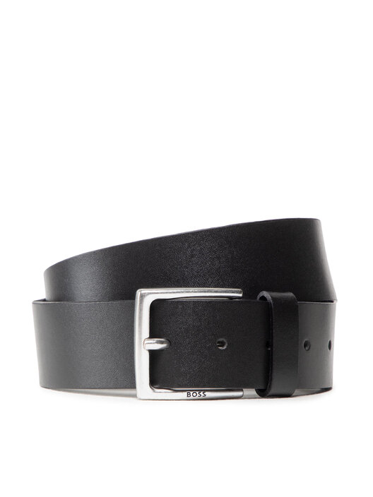 Pasek Męski Boss Rummi 50475296 Czarny | app.eobuwie.com.pl