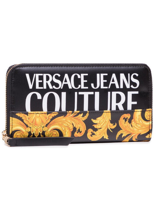 Große Damen Geldbörse Versace Jeans Couture E3VWAPG1 Schwarz | eschuhe.de