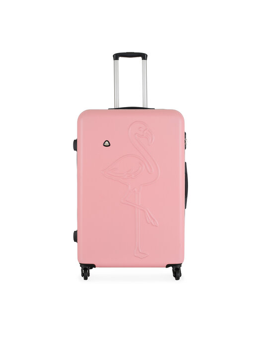 Голям куфар Semi Line T5920-3 Розов | obuvki.bg