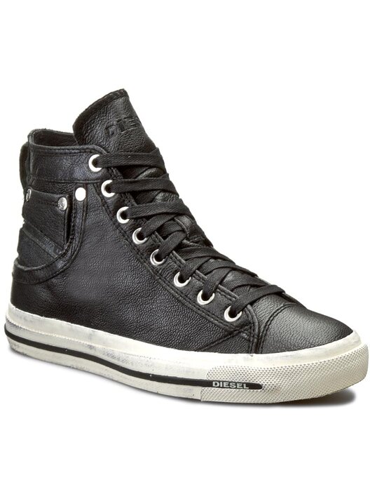 Sneakersy Diesel Exposure IV W Y000638 P1090 T8013 Czarny | eobuwie.com.pl