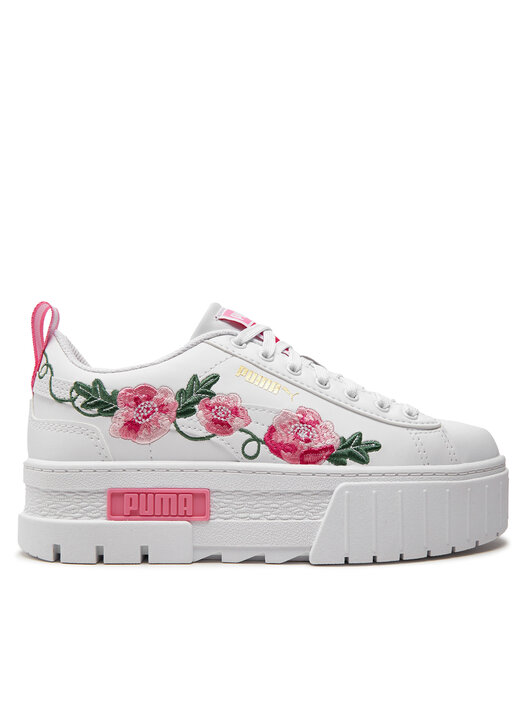 Sneakers Puma Mayze Embroidery Jr 397281-01 Bianco | escarpe.it