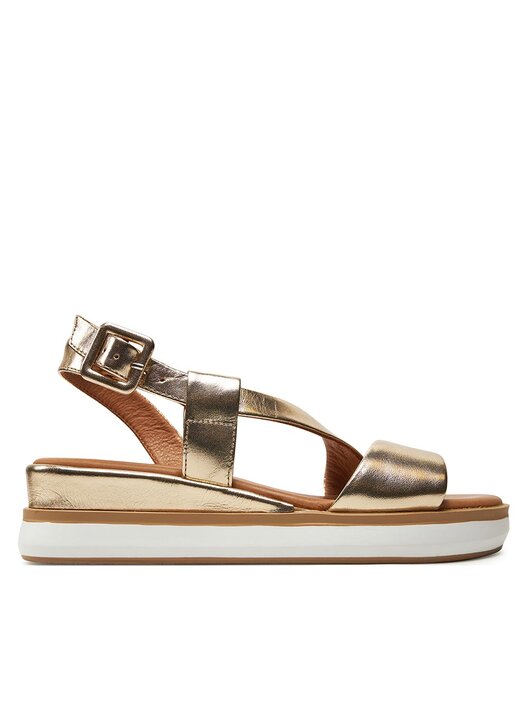 Sandały Inuovo 113060 Złoty | eobuwie.com.pl