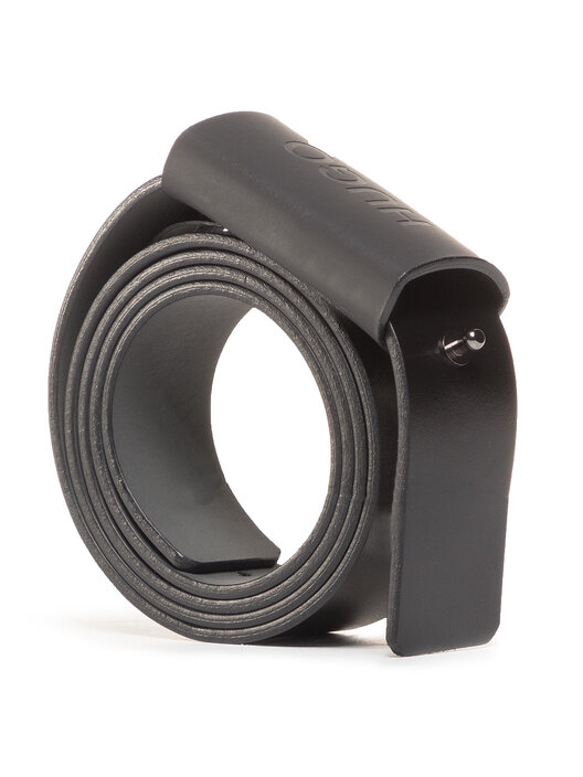 Pasek Męski Hugo Gubol 50434612 10199089 01 Czarny | eobuwie.com.pl