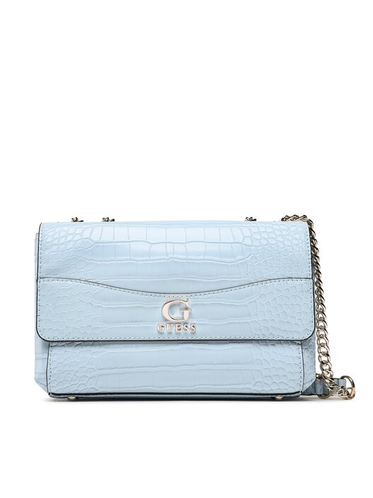 Bolso Guess Nell Croc (CG) HWCG87 36210 Azul | zapatos.es