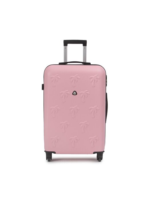 Голям куфар Semi Line T5564-4 Розов | obuvki.bg