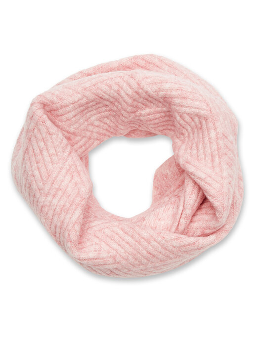 Fular tip guler Pieces Narika 17128180 Roz | epantofi.ro