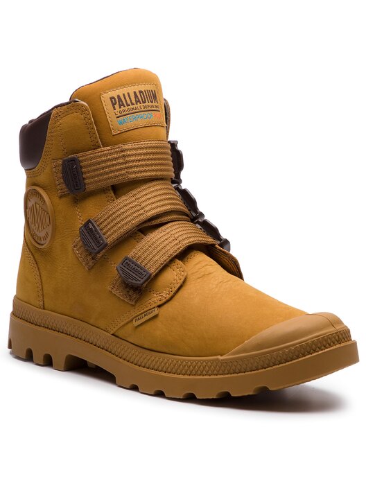 Schnürstiefeletten Palladium Pampa Cuff Wp Lux St 75926-217-M Gelb | de ...