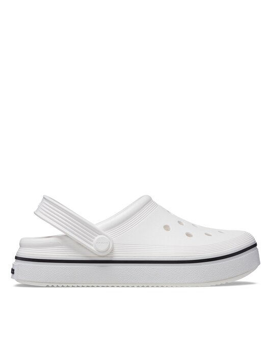 Şlapi Crocs Crocs Crocband Clean Clog Kids 208477 Alb | epantofi.ro