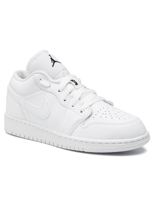 Sneakersy Nike Air Jordan 1 Low (GS) 553560 101 Biały | eobuwie.com.pl