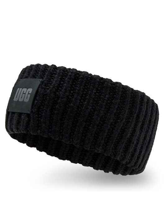 Fascia per capelli Ugg W Chunky Ribbed Headband 22658 Nero | escarpe.it