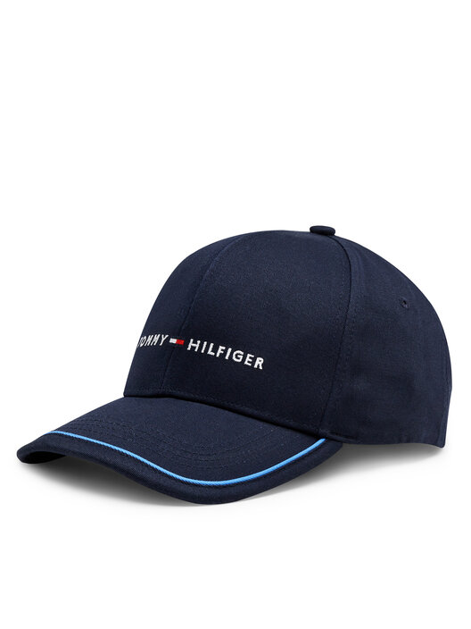 Șapcă Tommy Hilfiger Th Skyline Cotton 6 Panel Cap AM0AM12304 Bleumarin ...