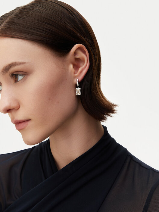 Обици Guess JUBE05 172JW Сребрист | obuvki.bg