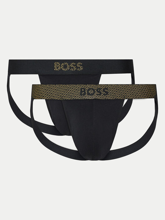 BOSS Jock-Strap-Set 50524439 Schwarz | eschuhe.de