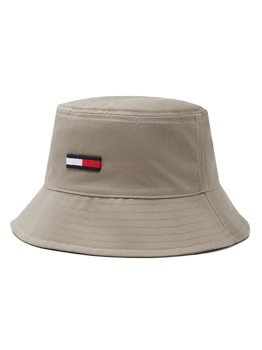Καπέλο Bucket Tommy Jeans Flag Bucket AM0AM08495 Γκρι | epapoutsia.gr