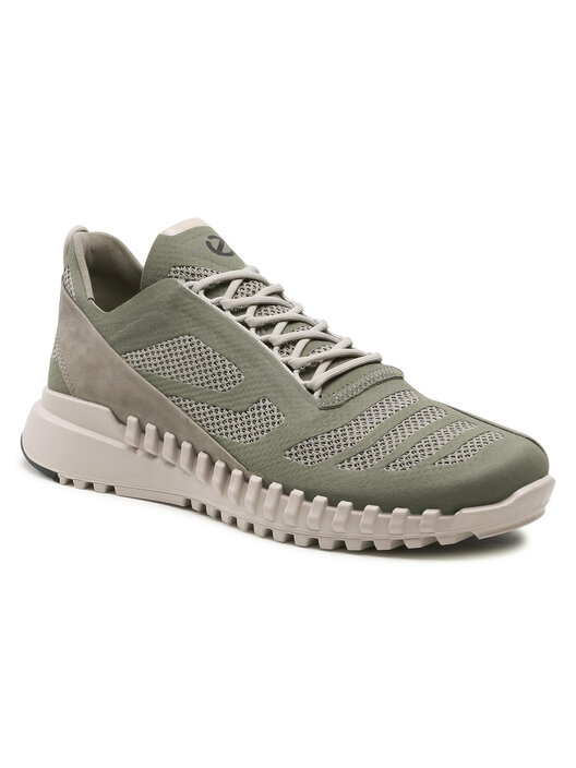 Sneakersy ECCO Zipflex M Low Tex 80378452560 Zielony | eobuwie.com.pl