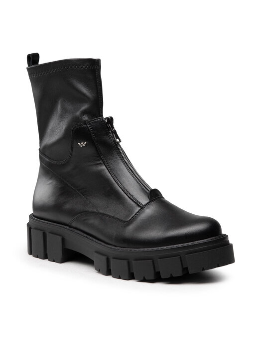 Botki Wojas 55075-81 Czarny | eobuwie.com.pl