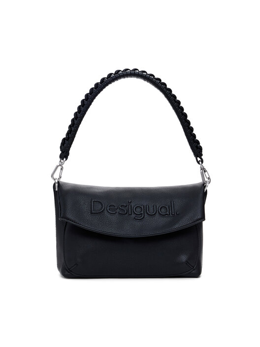 Handtasche Desigual Half Logo Trokel 25WAXPAL Schwarz | eschuhe.de