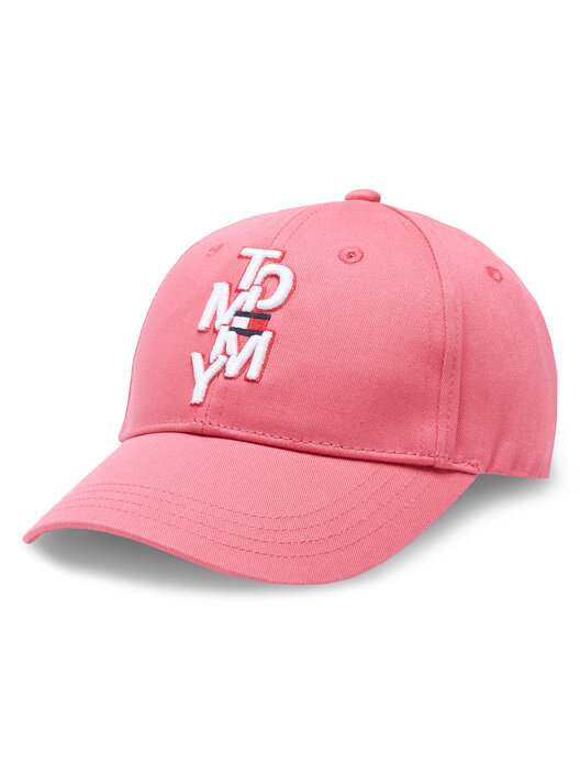 Cepure ar nagu Tommy Hilfiger Logo AU0AU01600 Rozā | eapavi.lv