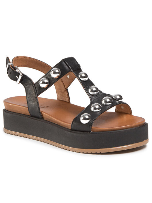 Sandały Inuovo 112046 Czarny | eobuwie.com.pl