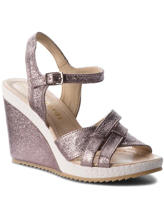 Sandały Sergio Bardi Aleksja SS127342718SW Różowy | eobuwie.com.pl