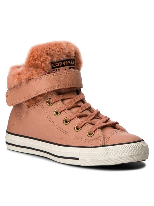Sneakers aus Stoff Converse Ctas Brea Leath 553397C Rosa | eschuhe.de
