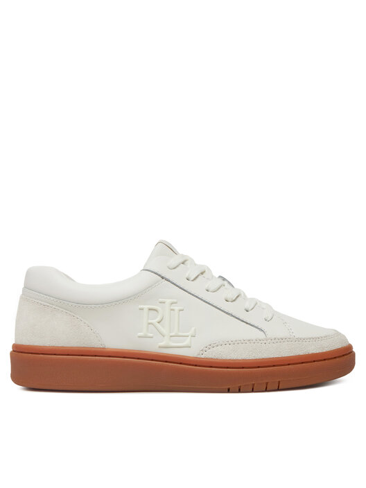 Sneakersy LAUREN RALPH LAUREN Hailey VI 802959240001 Biały | eobuwie.com.pl