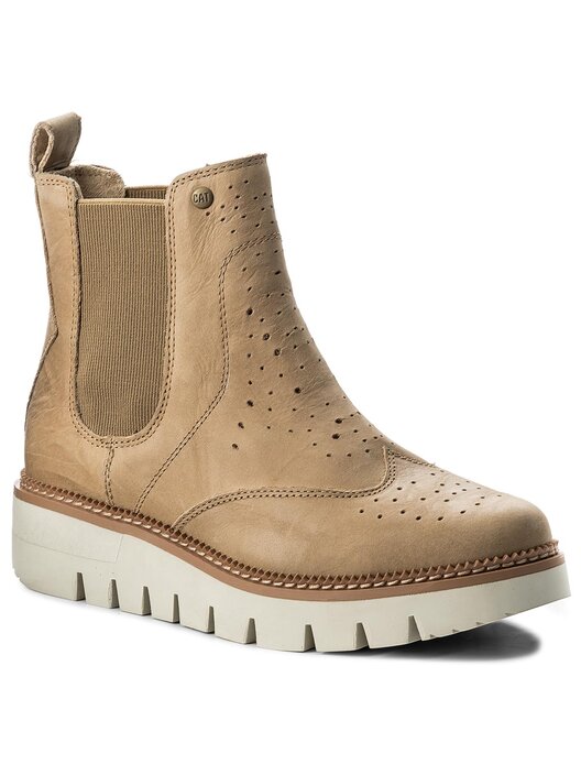 Ghete Jodhpur CAT Footwear Skyrocket P309910 Bej | epantofi.ro