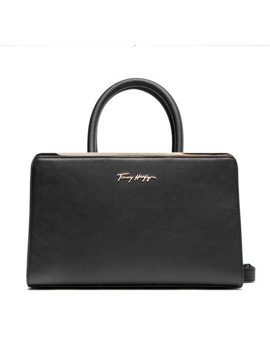 Handtasche Tommy Hilfiger Modern Duffle AW0AW11089 Schwarz | eschuhe.de