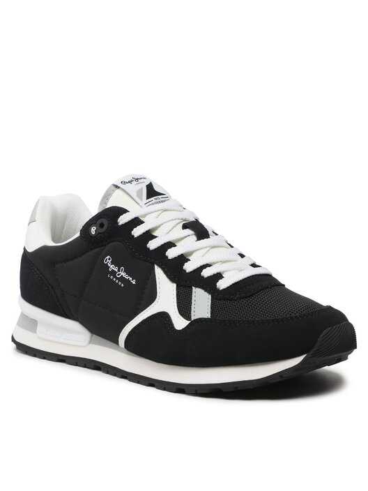 Sneakers Pepe Jeans Brit Man Heritage PMS30924 Schwarz | eschuhe.de